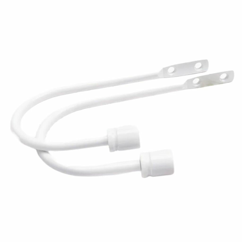 Элегантные металлические фиксаторы для штор, 2 шт, настенные подхваты оконной драпировки, крючки с винтами, декор домашнего офиса