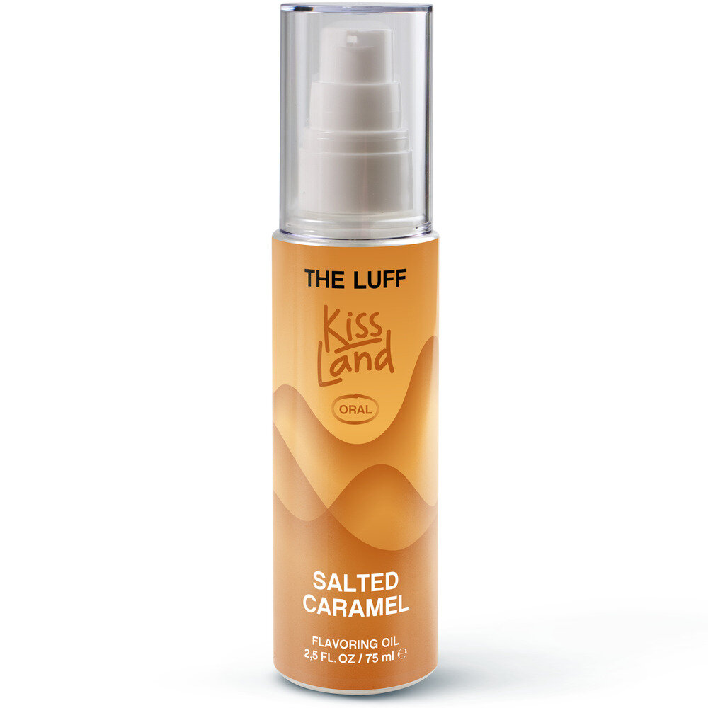 Вкусовое масло The LUFF SALTED CARAMEL для оральных ласк с теплым дыханием, 75 мл