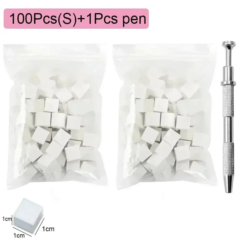 Набор для градиентного маникюра 100Pcs Silver set