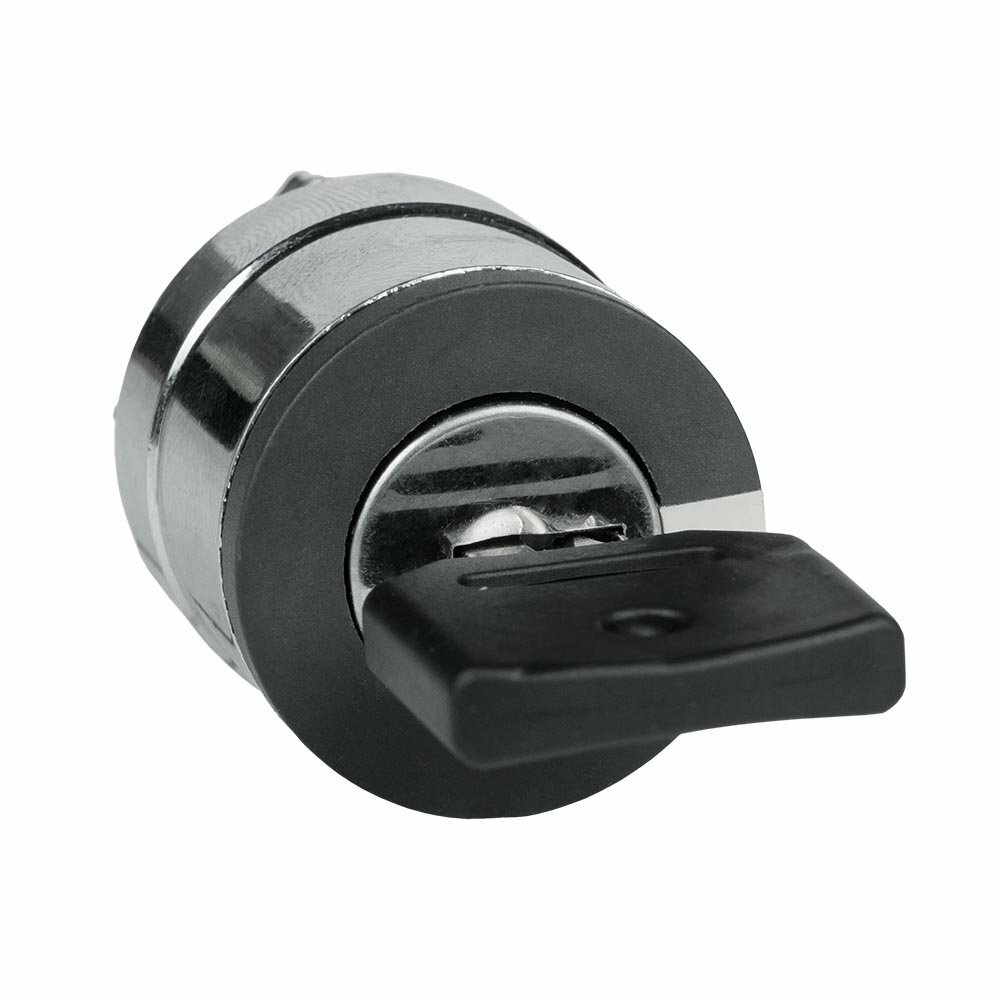 КЭАЗ Головка перекл OptiSignal D22 A4-SK-4 2 позиции с ключем металл ZB4BG4, 332224