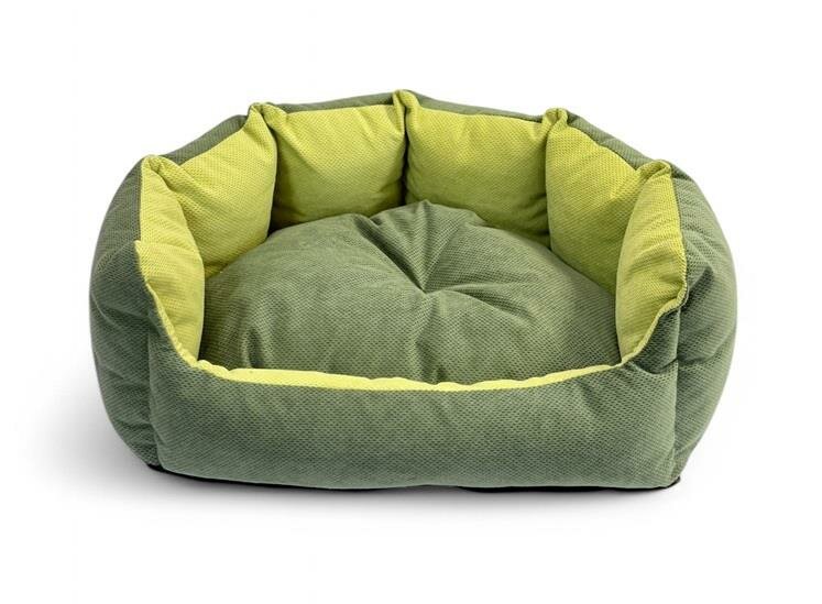 Лежанка для кошек и собак Pride FRESH, цвет алоэ / лайм 53х46 см