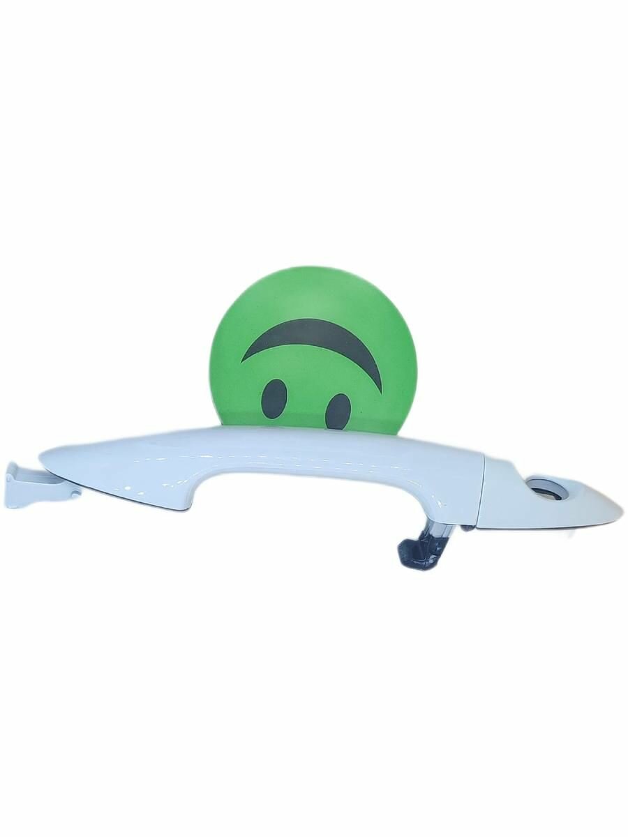 Белая( PGU)Наружная ручка двери, для Kia Rio 3 2011 - 2017, передняя, левая