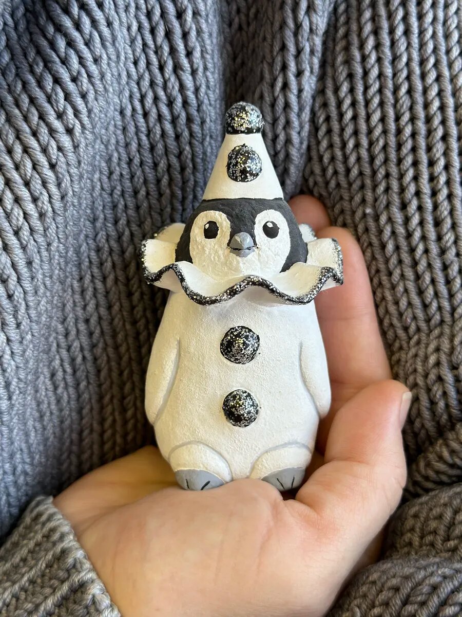 Елочная игрушка новогодняя Пингвин Пьеро