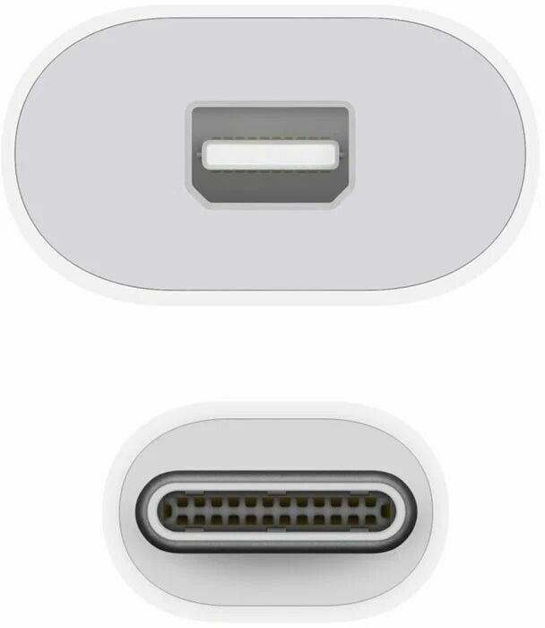 Переходник адаптер Thunderbolt 3 - Thunderbolt 2, 0.1 м, белый