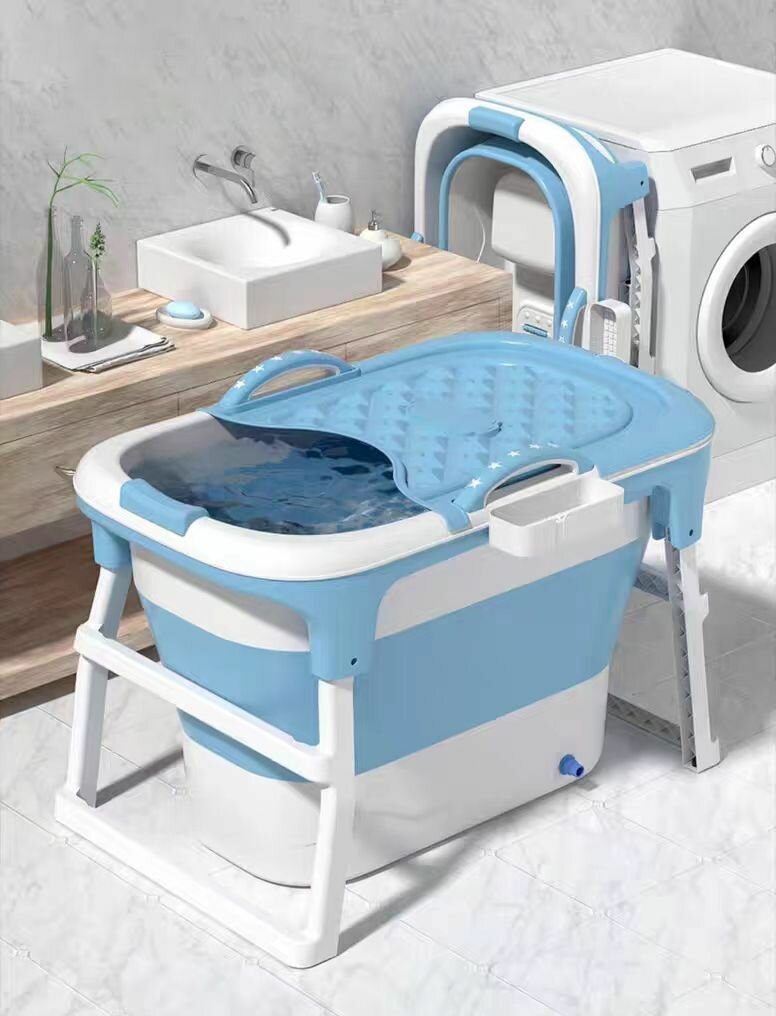 Складная ванна для взрослых, предназначенная для небольших квартир -jua