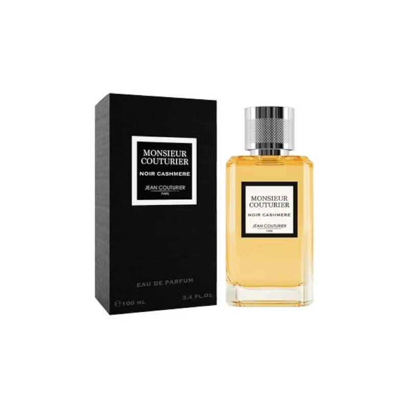 Парфюмерная вода для мужчин Jean Couturier Noir Cashmere 100 мл / Духи Жан Кутюрье Нуар Кашмир / Чёрный кашемир