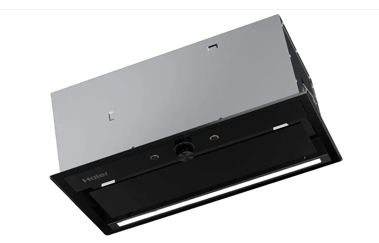 Вытяжка Haier HVQ-B4535B, полновстраиваемая, 800 м³/ч, 130 Вт, чёрная