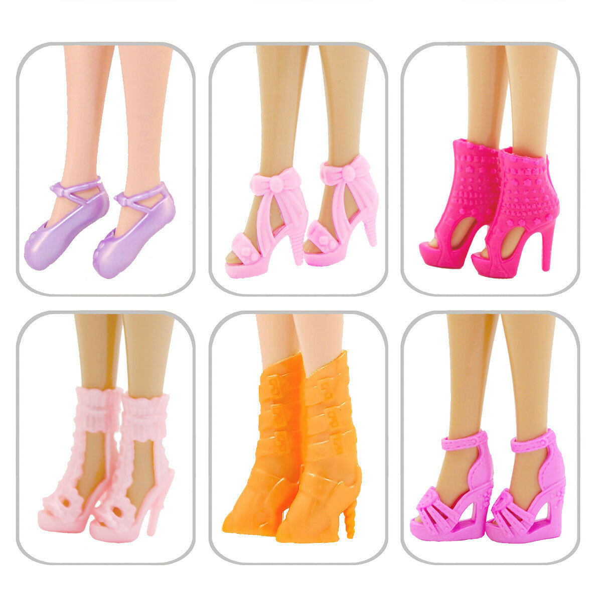 6 пар обуви для Барби - "Легенда"