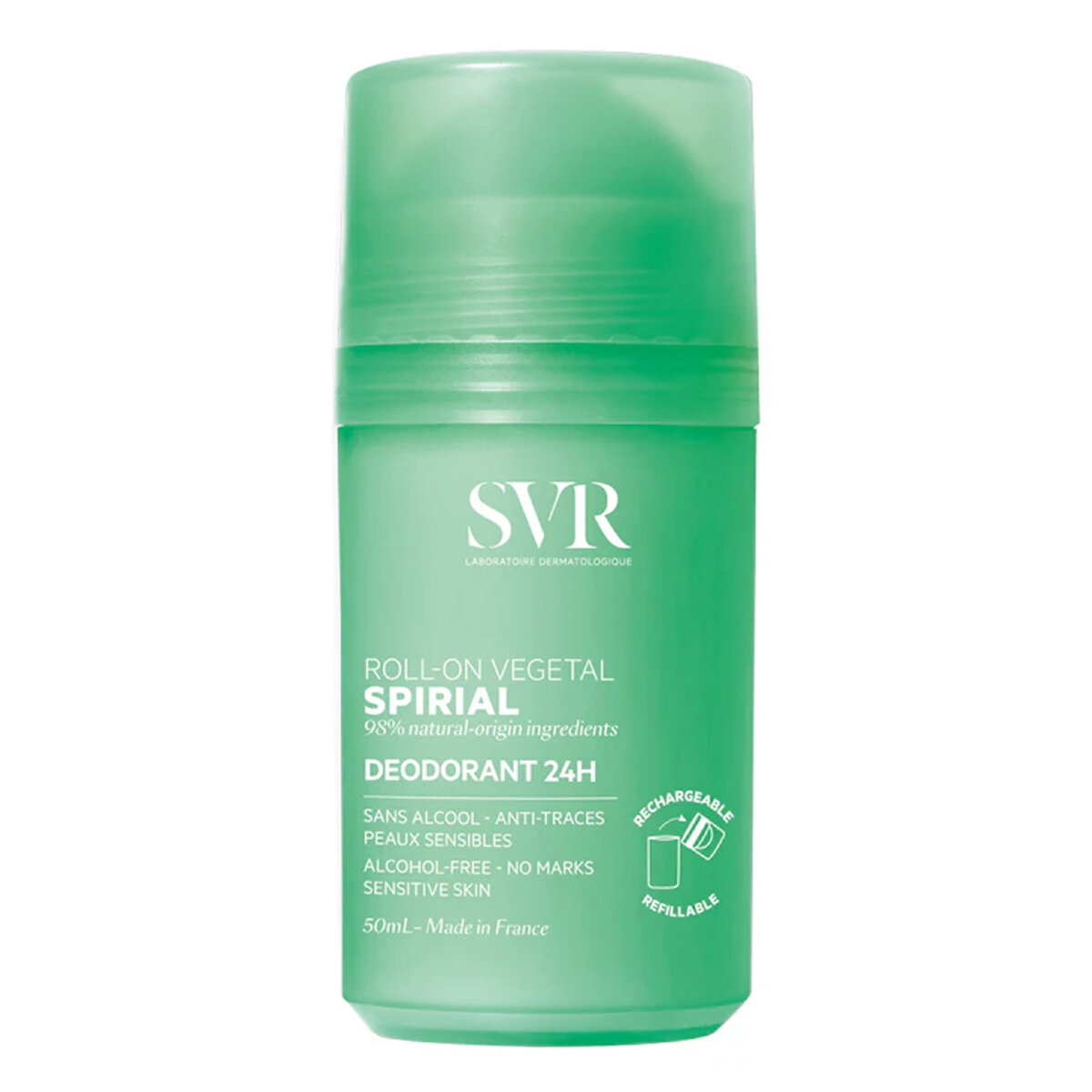 SVR Растительный шариковый дезодорант Spirial Vegetal Deodorant 48H 50мл