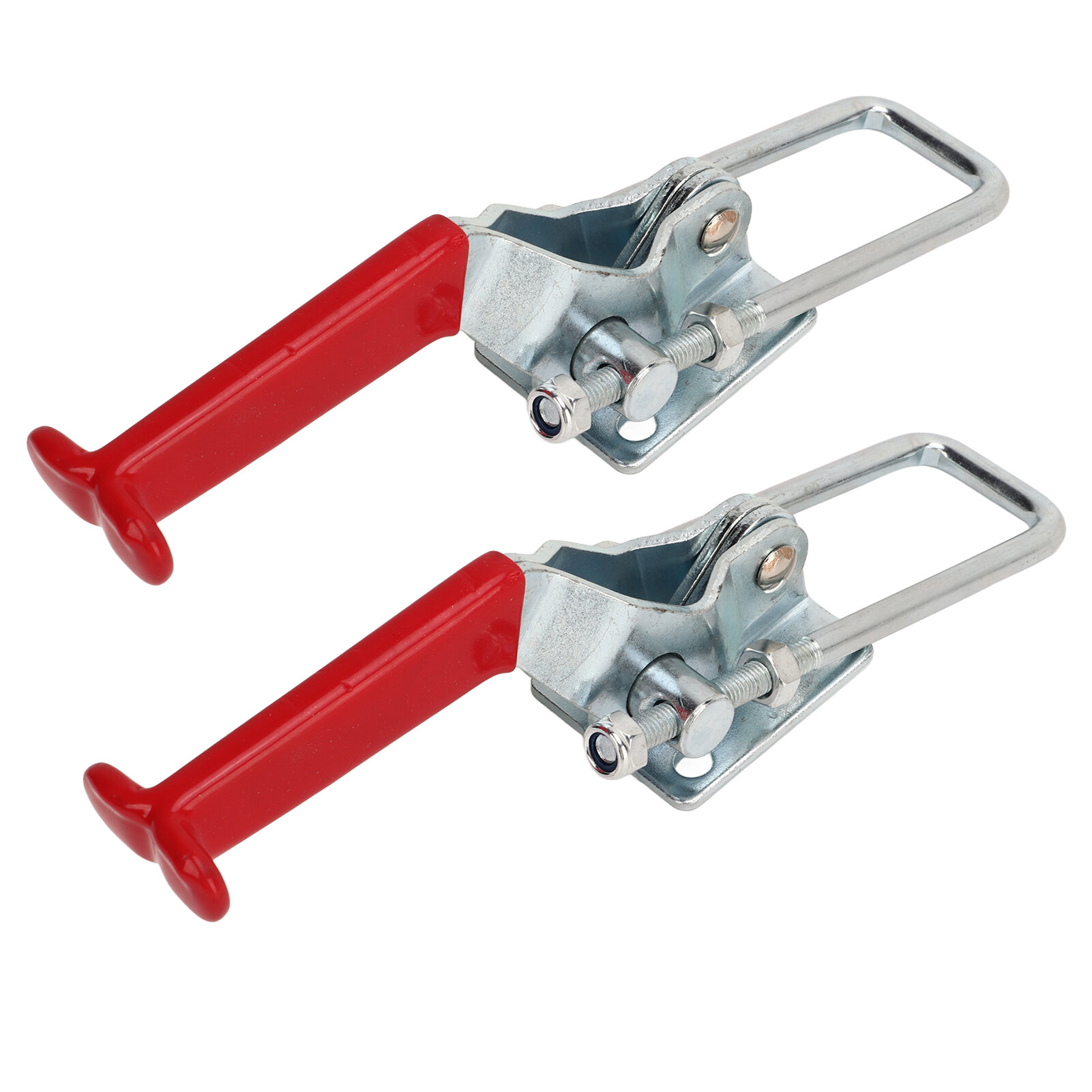 2шт. U-образных зажима с флажковым механизмом 2000 фунтов, регулируемые, для трейлеров и жилых авто