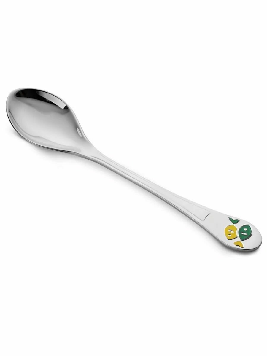 Ложка детская серебряная "Рыбы" из серебра 925 пробы