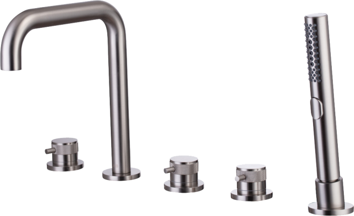 Смеситель на борт ванны Allen Brau Priority 5.31007-BN брашированный никель