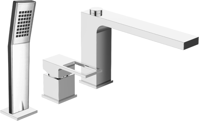 Смеситель на борт ванны BelBagno Romano BVD-CRM