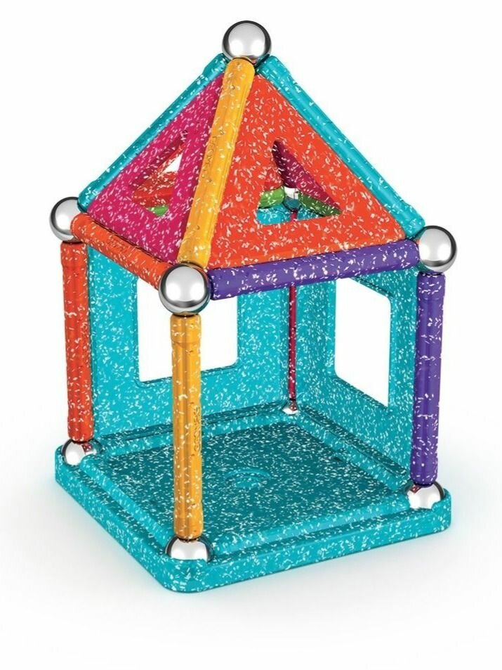 GEOMAG Магнитный конструктор Блёстки пластины 35 элементов для детей от 3 лет