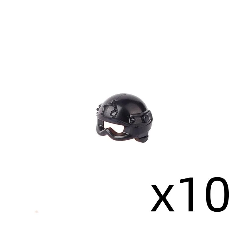 Military WWII MOC Building Blocks Soldier Figures Hat Helmet US German Soviet British Berets Assemble Accessories Mini Toys K027