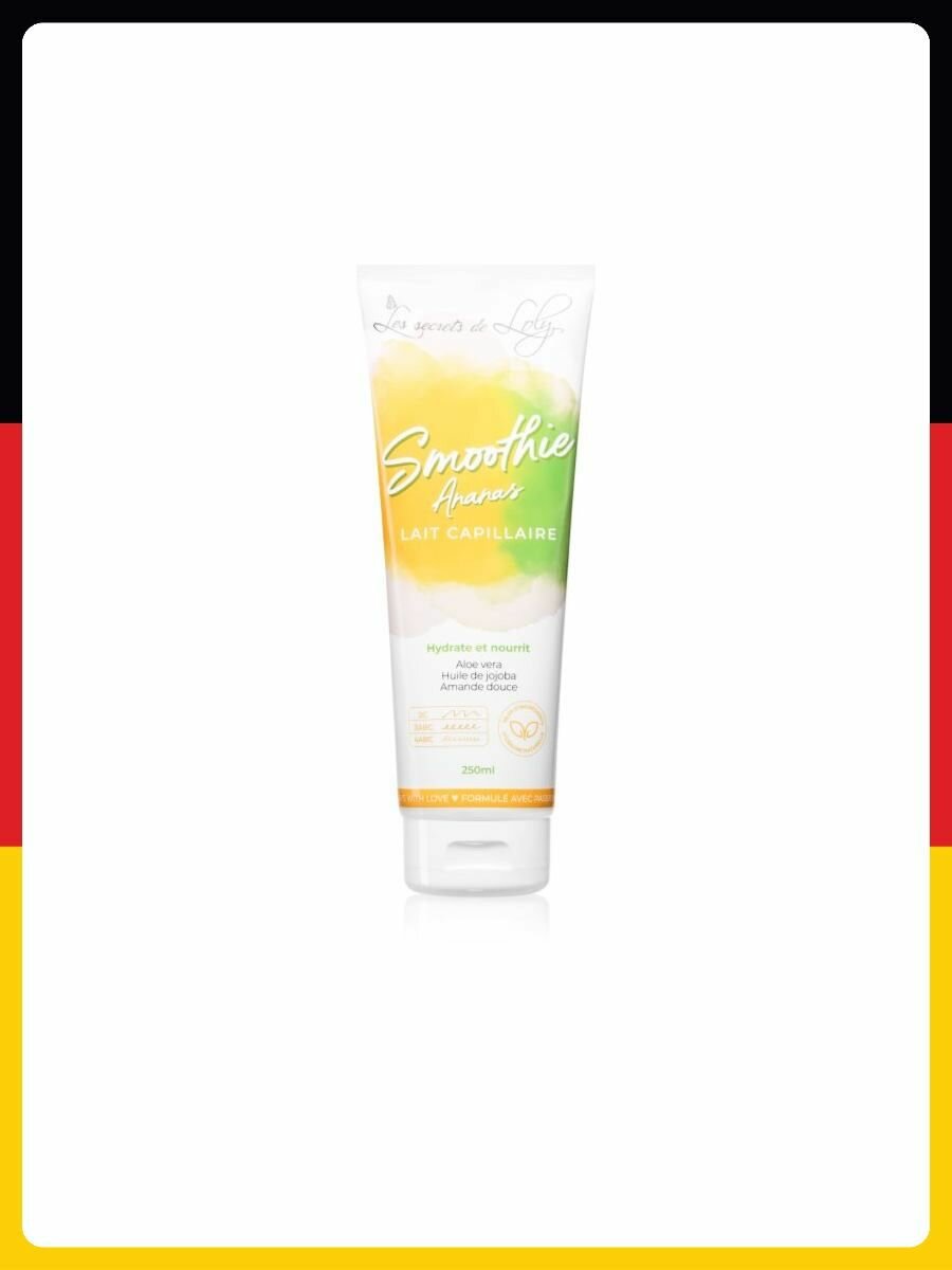 Молочко для волос Les Secrets de Loly Smoohie Pineapple No-Rinse Hair Milk, 250 мл