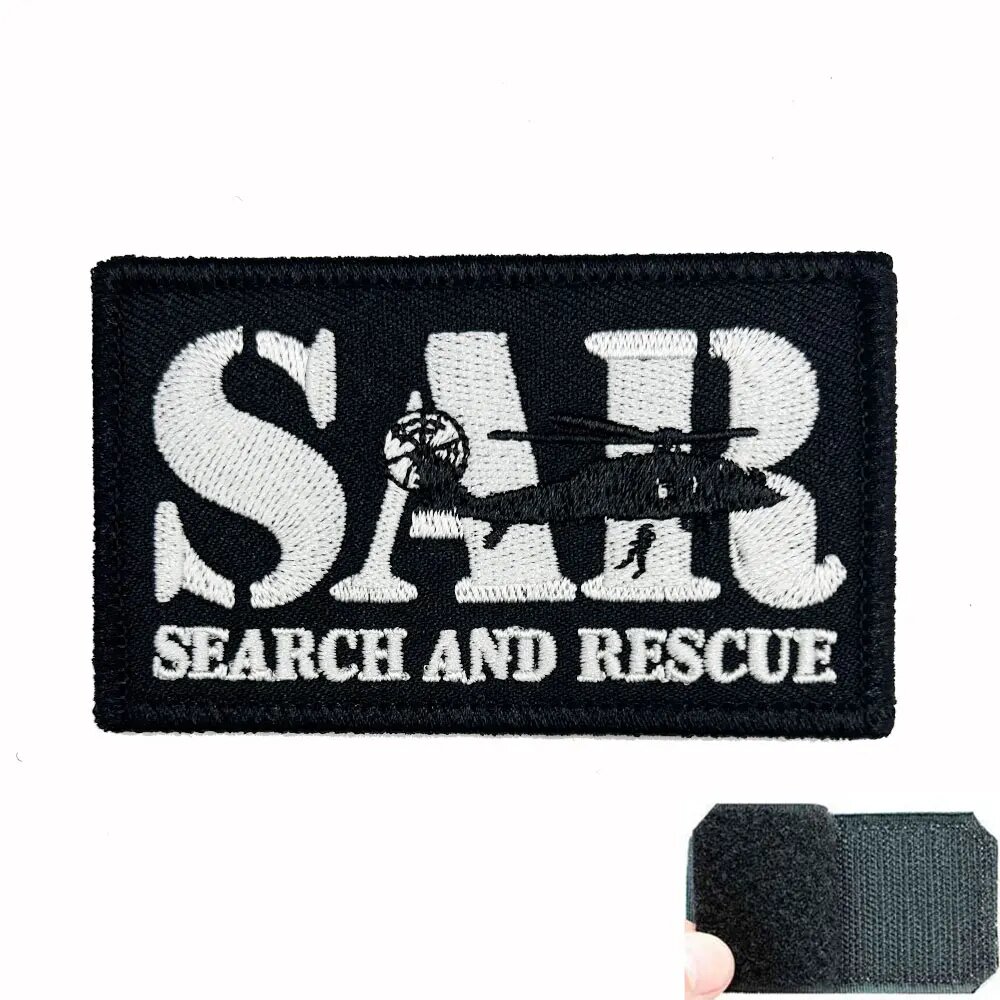 Вышитые нашивки медицинские военные PA77-2 velcro