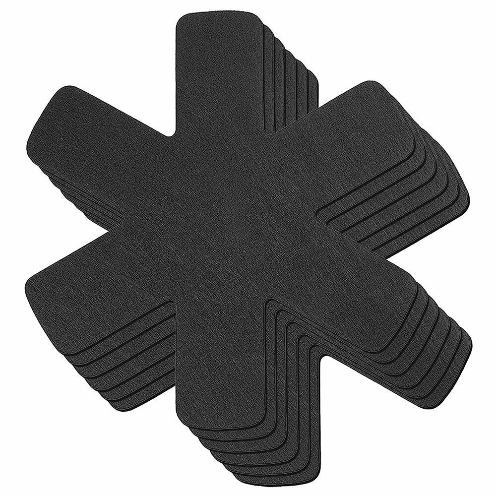 6Pcs Pan Protection Mat Stackable Insulation Pads Pot Trivet Cookware Protector for Kitchen Gadgets