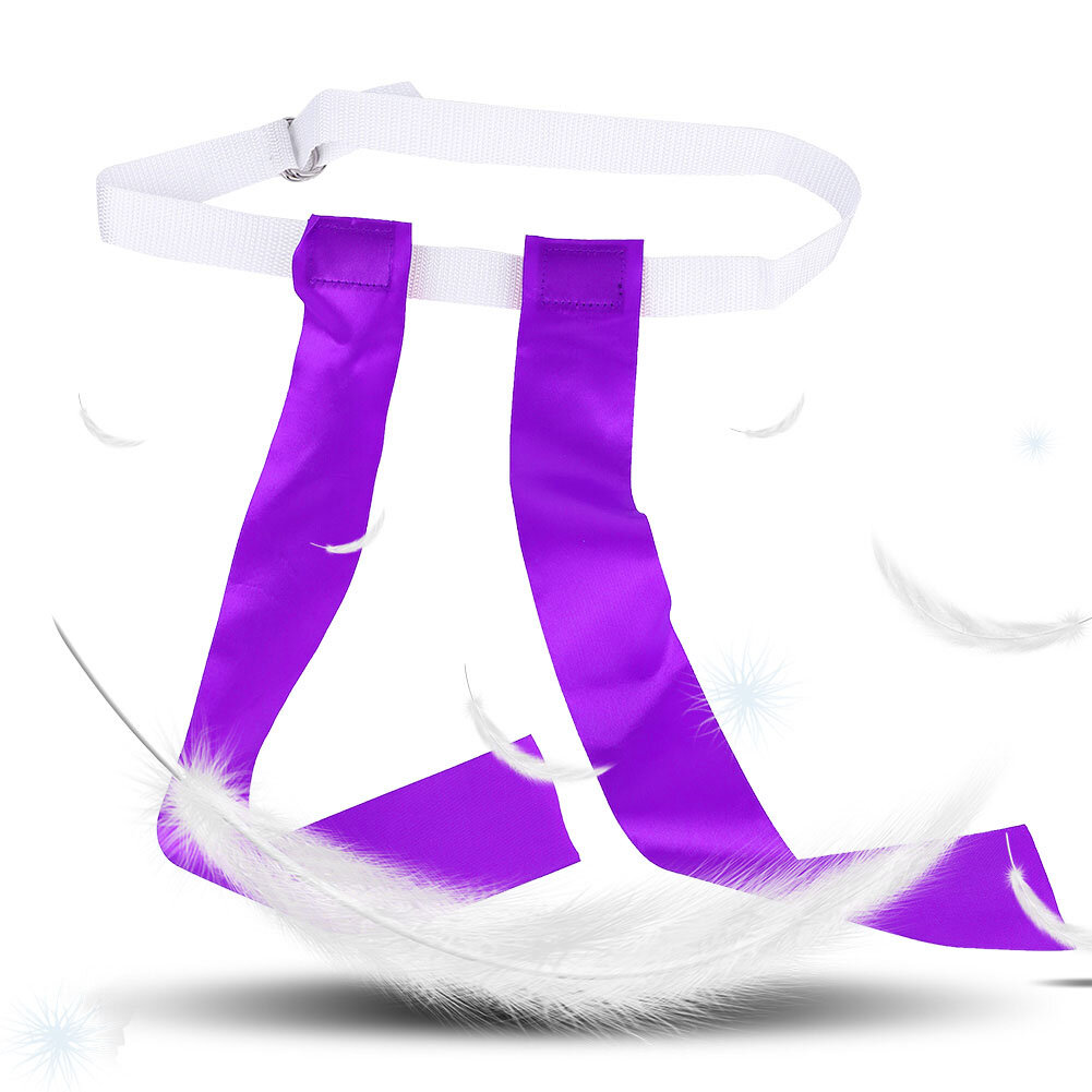 Игрушка для детей Игра в погоню за лентой Детские спортивные снаряды для улицы (фиолетовый) Материал нейлон + полиэстер Размер упаковки approx. 11*5*3cm Вес approx. 32g В комплект входят 2 ленты и 1 пояса