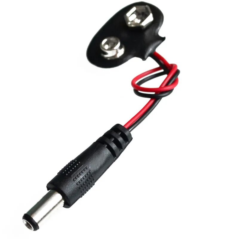 10 шт. экспериментальный аккумулятор 9 В, защелкивающийся кабель питания постоянного тока 9 В, зажим «папа», адаптер аккумулятора для Arduino Uno R3, разъем «сделай сам», новый