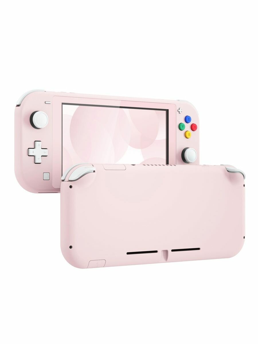 EXtremeRate Сменный корпус для портативной консоли Nintendo Switch Lite с защитным стеклом (DIY-набор)