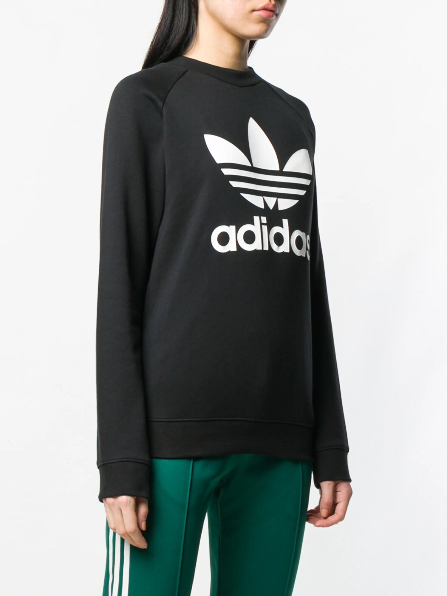 Толстовка adidas, размер 6 UK, , черный — фото 1