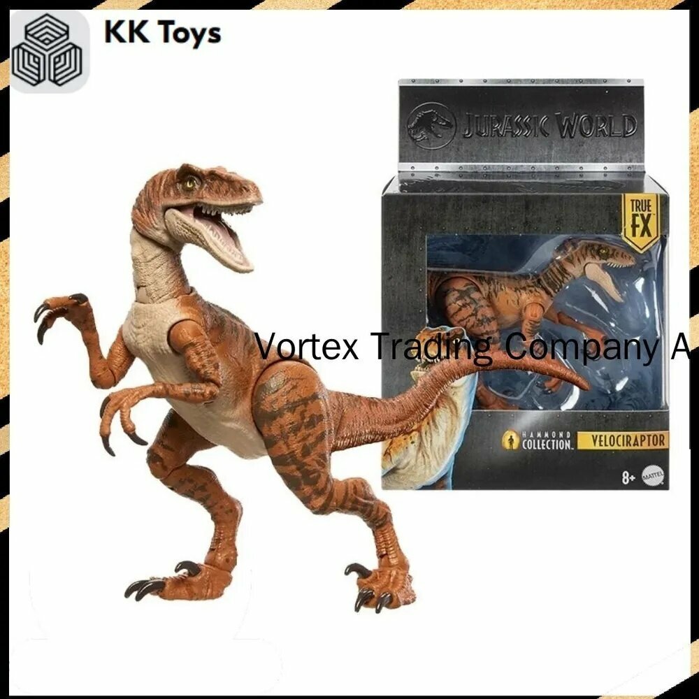 Фигурки велоцирапторов из коллекции Mattel Jurassic World Hammond Collection, персонажи фильма "Мир юрского периода" 2025 года выпуска.