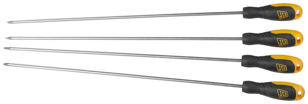 Набор отверток JCB 4 шт материал S2 гарантия 1 год