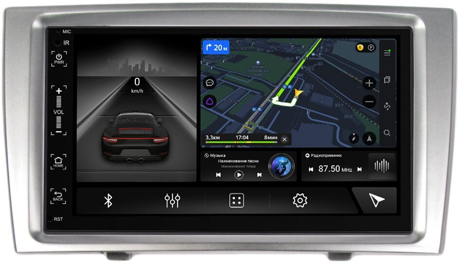 Штатная магнитола Peugeot 308, 408, RCZ 2007-2022 Canbox M-Line 5511-RP-PG308B-121 Android 10 (4G-SIM, 2/32, DSP, IPS)