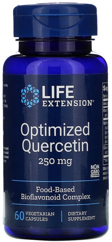 Life Extension Optimized Quercetin (Кверцетин в оптимизированной форме) 250 мг 60 капсул