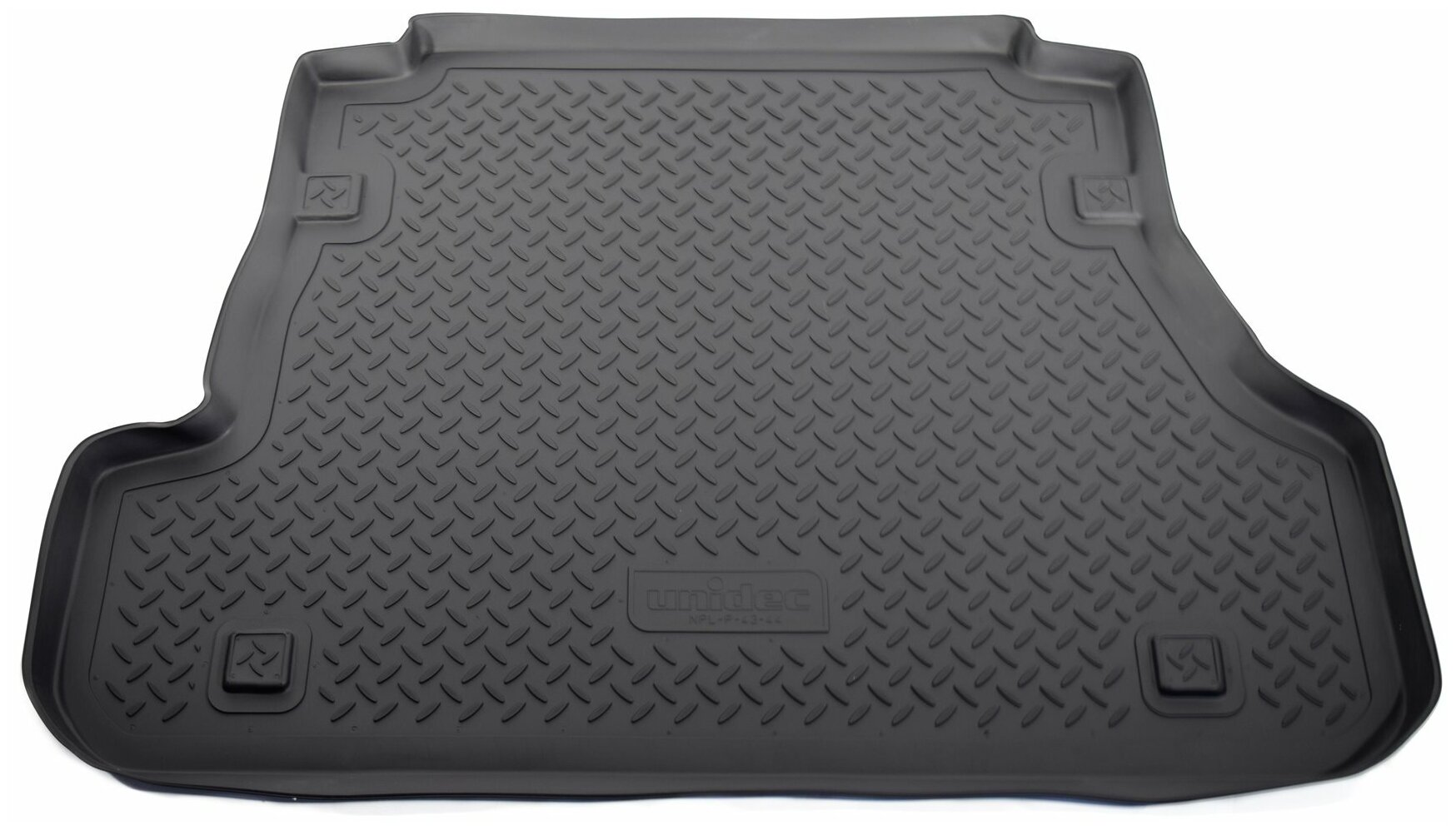 Коврик багажника для Kia Spectra (FE(RUS) (SD) (2006) Norplast, NPL-P-43-44, Чёрный