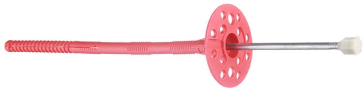 Дюбель для теплоизоляции 10х220 мм металлический гвоздь с термоголовкой (60 шт.)