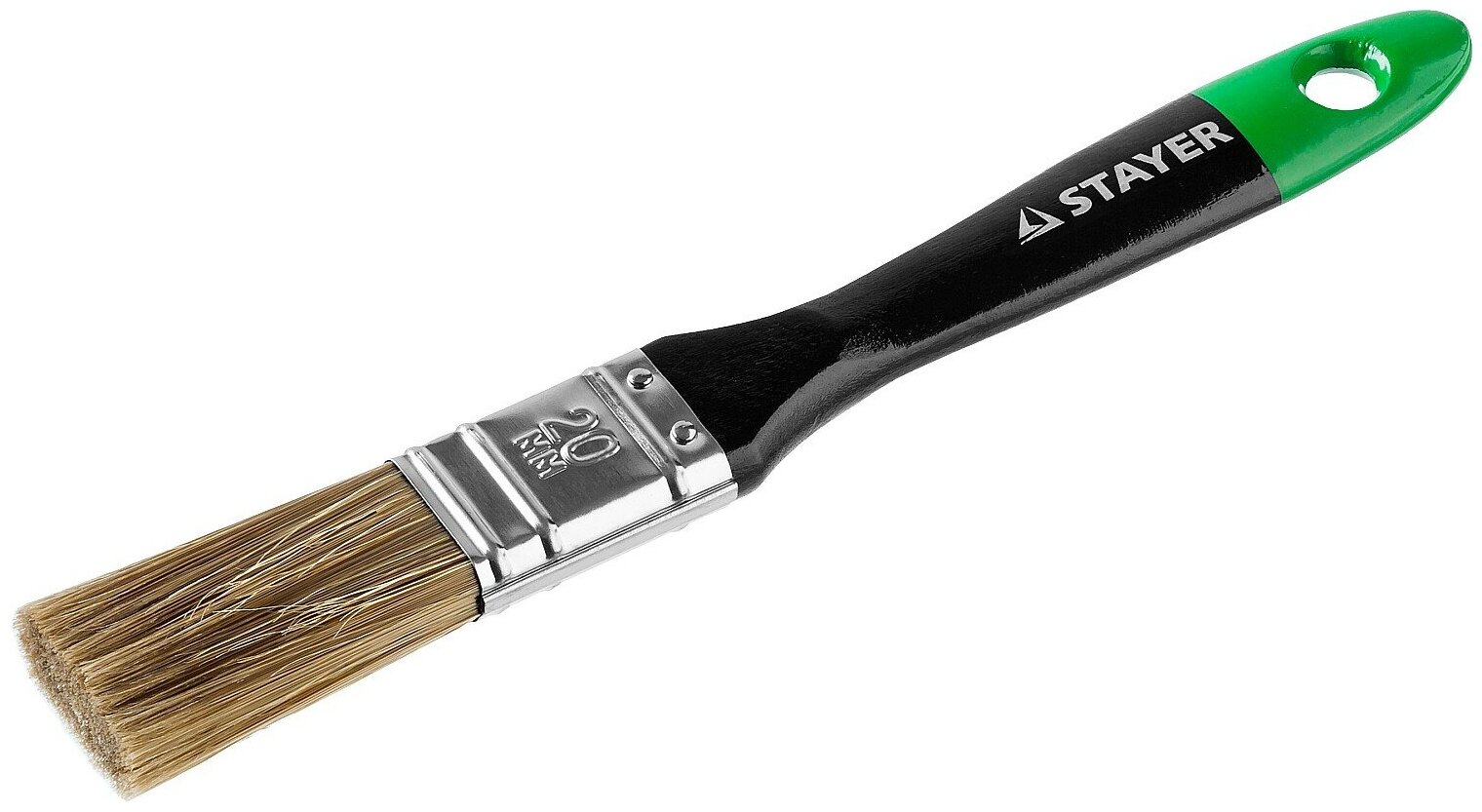 Кисть 20мм, искусствен. щетина, дер. ручка "Kanekaron.Euro" (арт.0106-020) Stayer