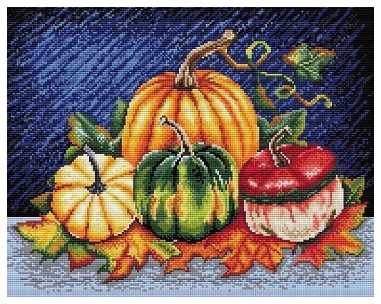 Алмазная мозаика Красочные тыквы (МП Студия)