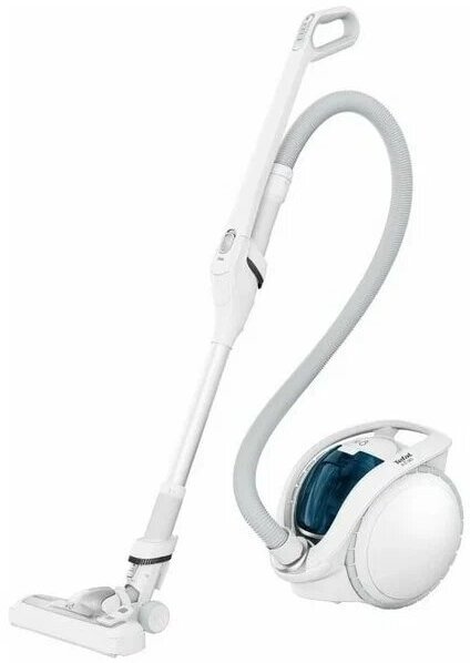 Пылесос Tefal IQ7767EA, белый/голубой