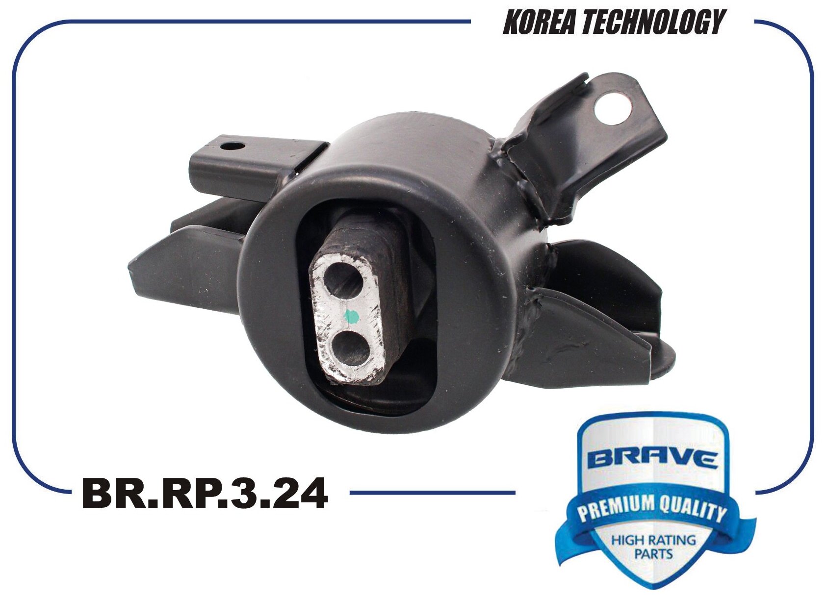 Опора двс Hyundai Solaris, Kia Rio АКПП левая Brave