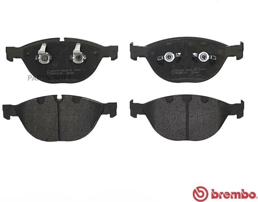 P06047 958 10 [34116763652] ! колодки дисковые п BMW E60/E61/E63/E65/E66 3.5/5.0/6.0i 03> Brembo арт. P06047