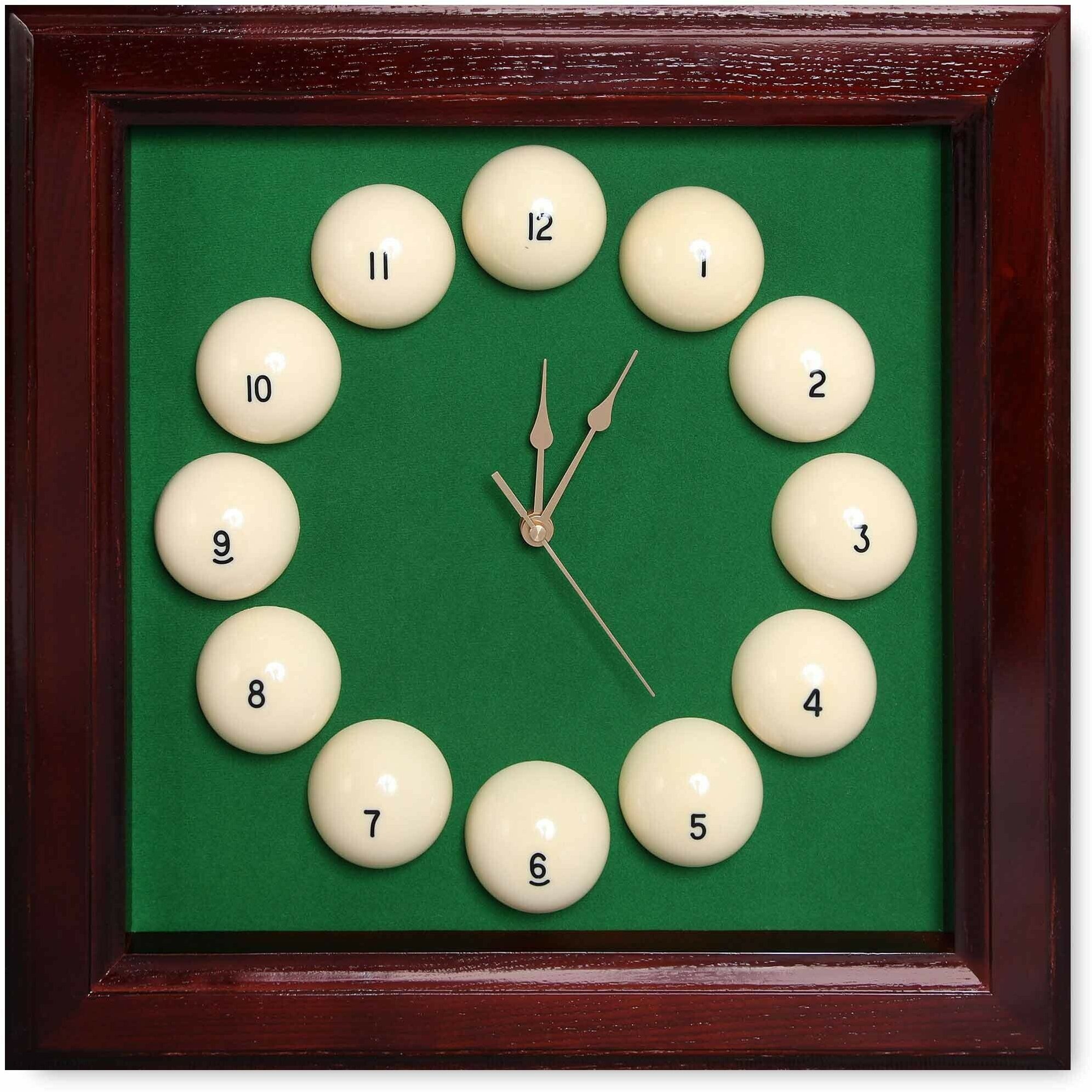 Настенные часы Fortuna Бильярд SR4665 махагон 44x44см 1 шт.