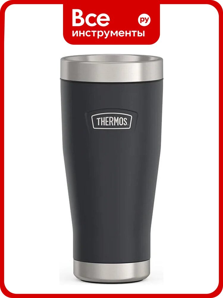 Термокружка THERMOS ICON IS-1012 GT 0.47 л, черная 563279
