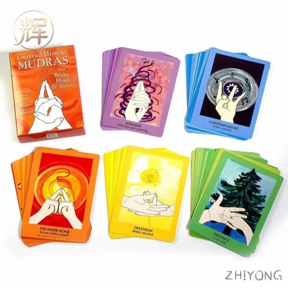 Gertrude Hirshi Mudras for Body, Mind & Spirit: 63 карты Таро для практики и медитации, английский язык, картон