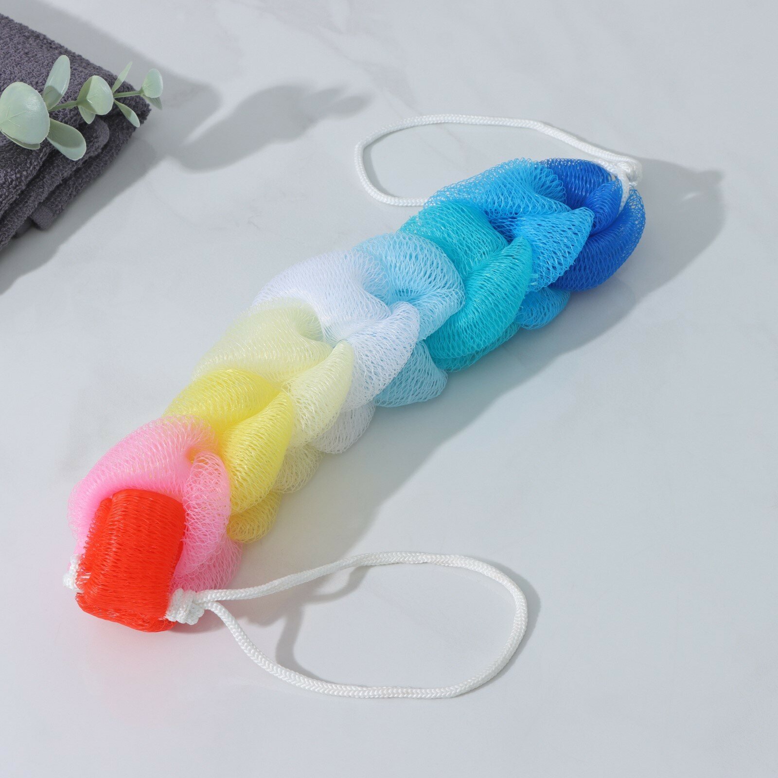 Мочалка для тела Доляна «Радуга», 30 гр, 1035888