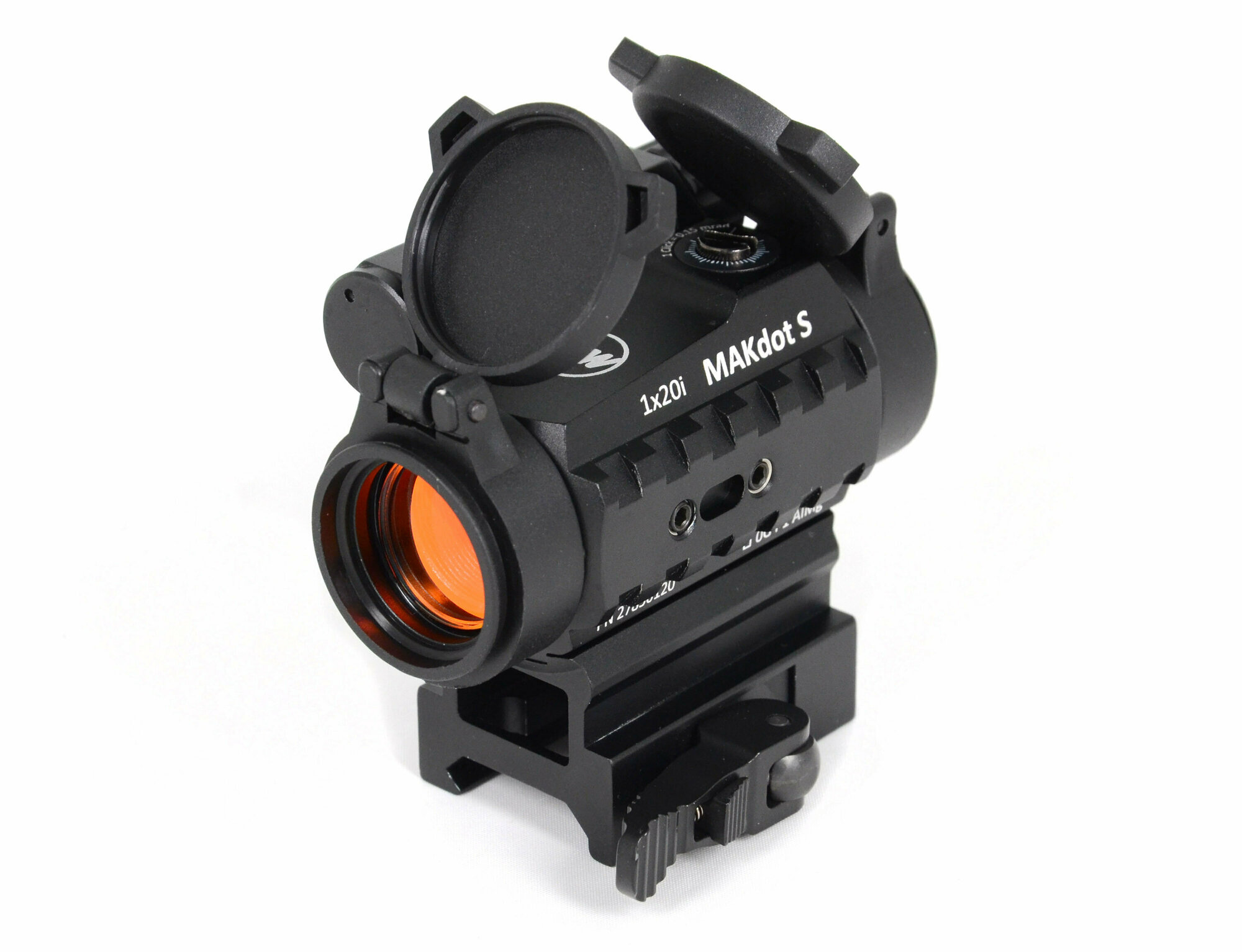 Коллиматорный прицел Mak Group MAKdot S, алюминиевый сплав, 1x, 20 мм, чёрный