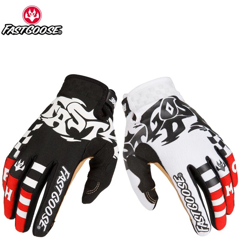 FASTGOOSE сенсорный экран с полным пальцем Air ATV DH MX GP BMX Light MTB Luvas Мотоцикл Off Road Racing Pro Велосипедные перчатки для скоростного спуска