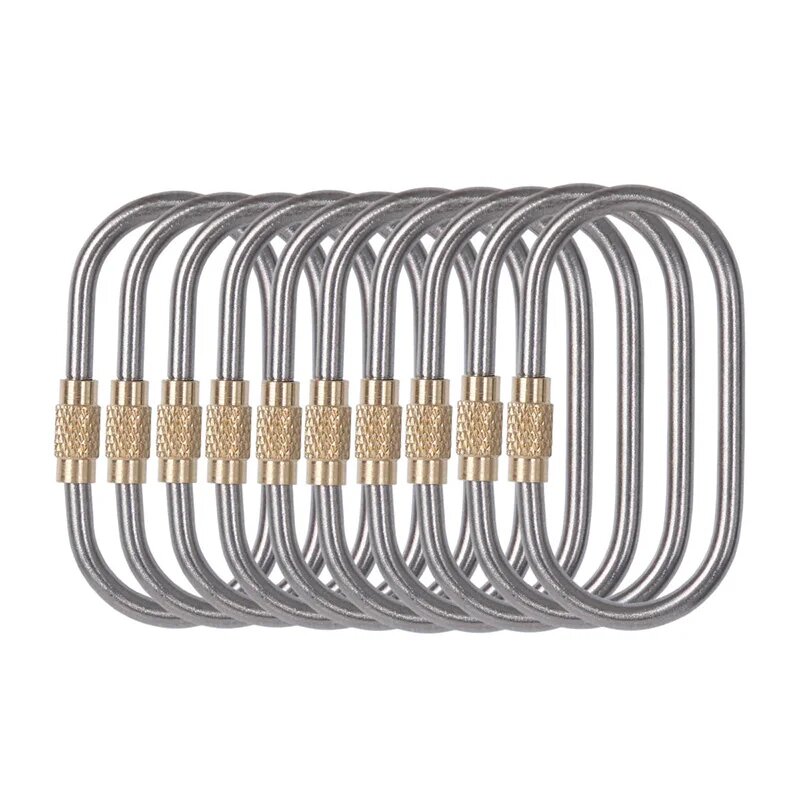 Карабины Boundless Voyage из титанового сплава 10pcs