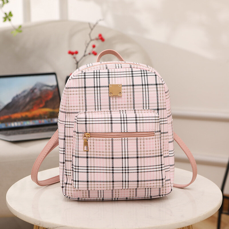 Рюкзак, искусственная кожа, розовый, трехмерный мешок, застежка-молния