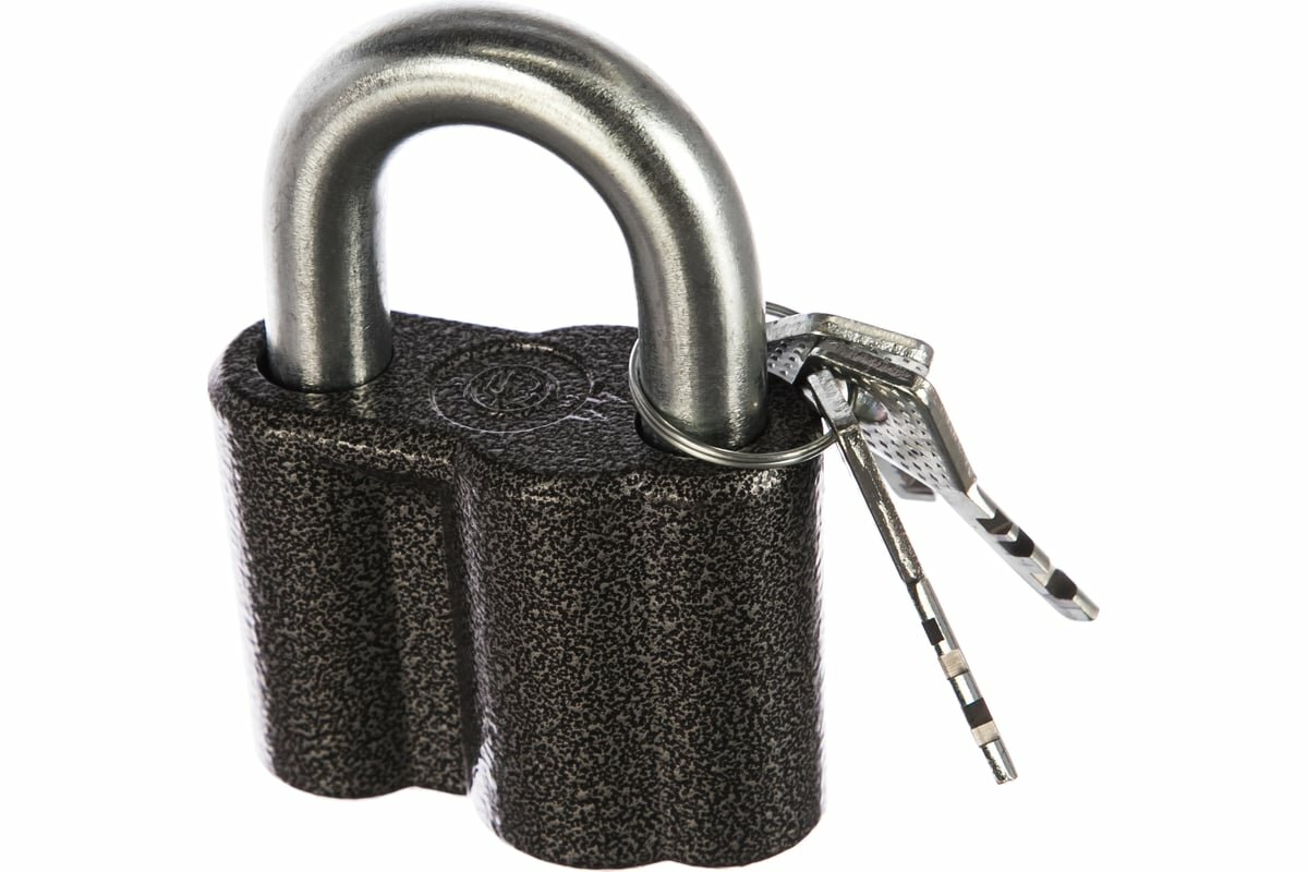 ЧАЗ навесной замок ВС2-М1стальной корпус, защита от вскрытия, запирание