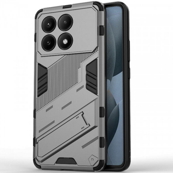 Megatron Противоударный чехол-подставка для Xiaomi Poco X6 Pro 5G / Redmi K70E с защитой камеры