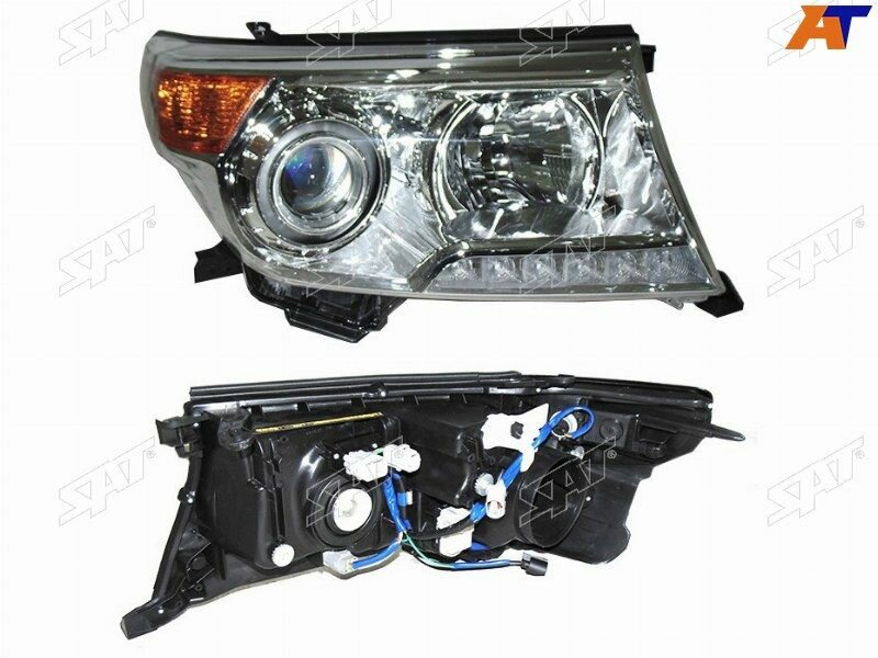 . SAT Фара для TOYOTA LAND CRUISER 200 12-15 правая под ксенон, с электорокорректором