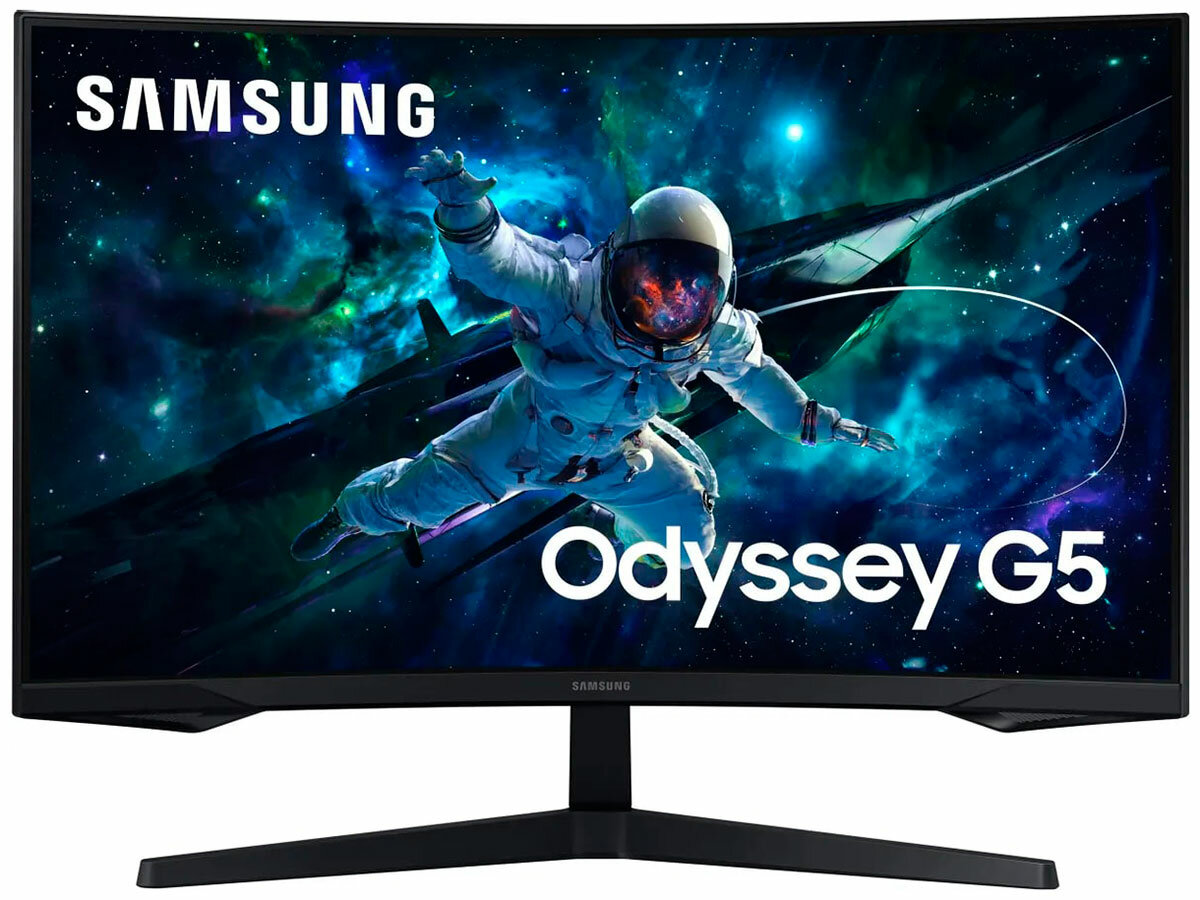 ЖК монитор Samsung 27" S27CG550EI, 2560x1440, VA, 165Hz, HDMI+DP, curved black