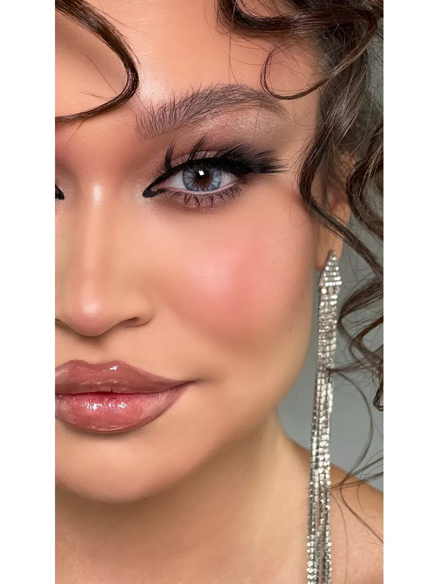 Цветные линзы Iceland Blue 0.0